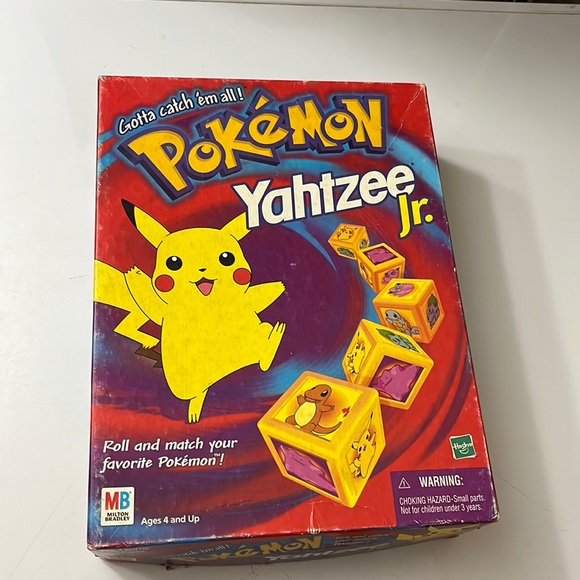 Pokemon | Games | Vintage Pokmon Yahtzee Jr | Poshmark